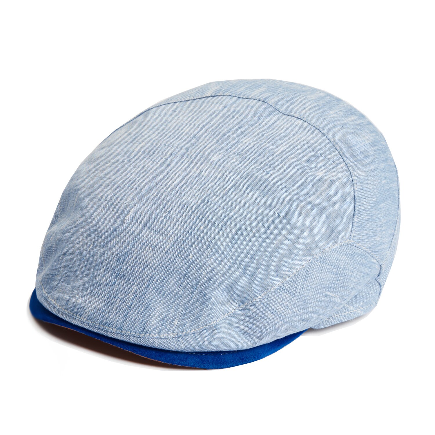 Logan Sky Blue Linen Summer Italian Flat Cap for Men - Etsy