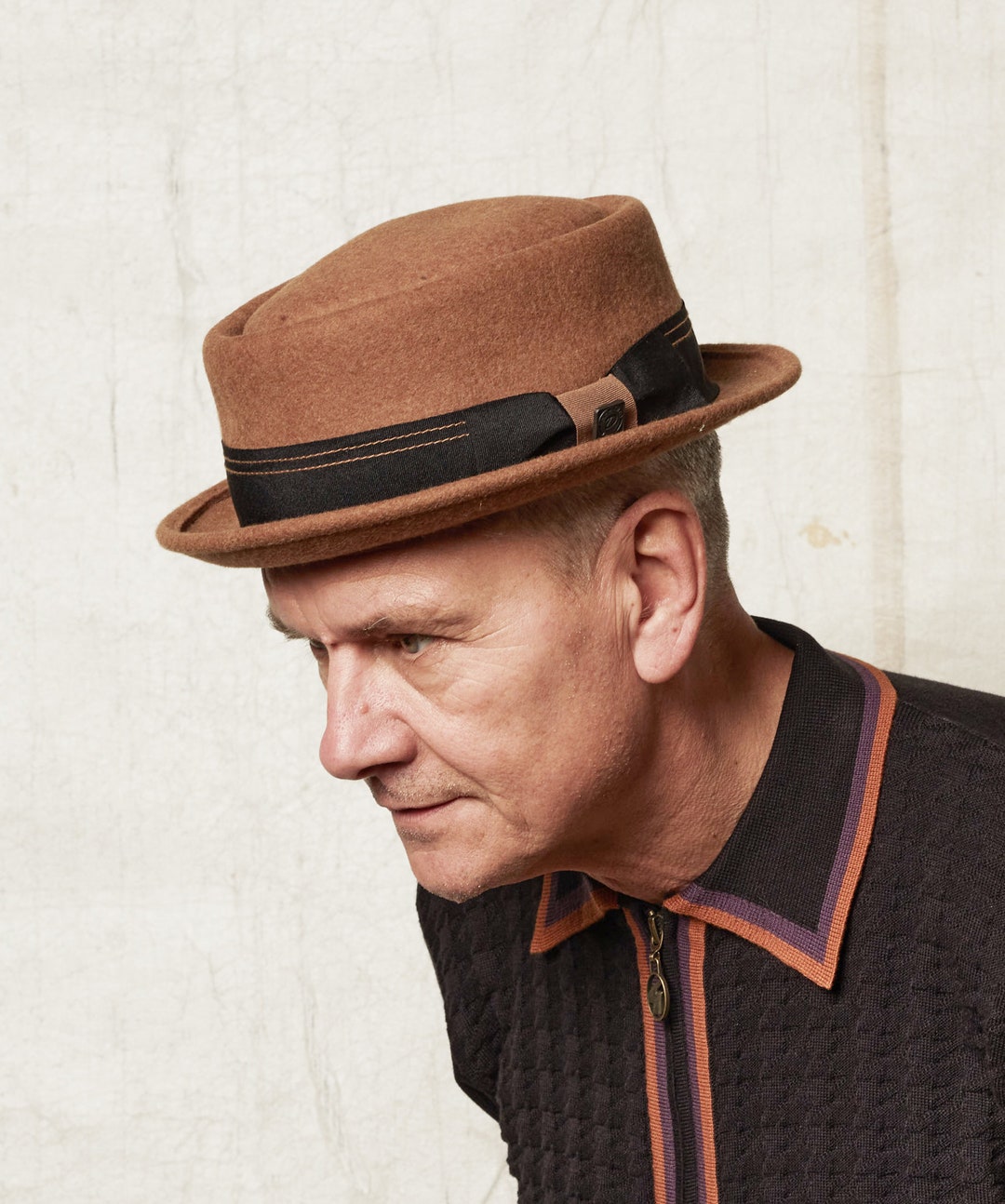 Dasmarca-quintin-camel-men Hat-winter Hat-formal Hat-felt Hat-pork Pie ...