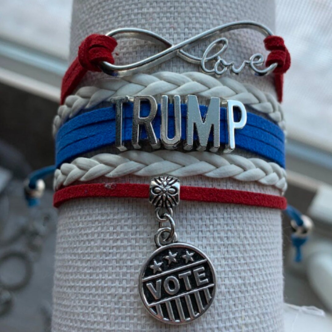 2024 Trump Bracelet, Elect Donald Trump 2024, Trump Jewelry, American ...