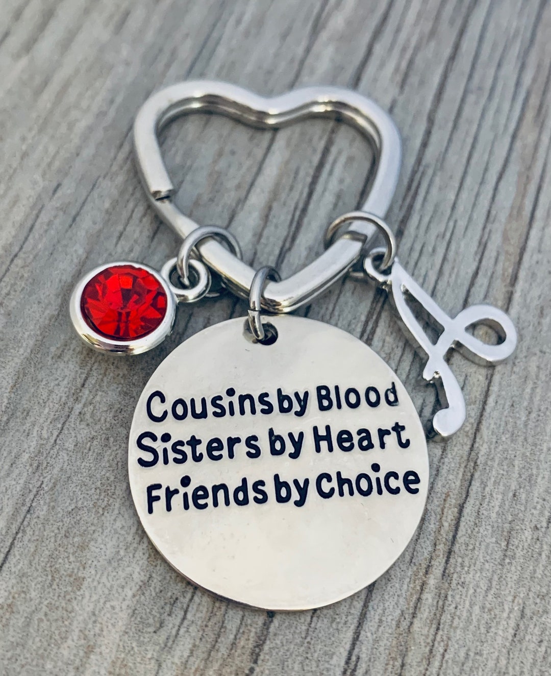 Personalized Cousin Gift, Cousins by Chance, Friends by Choice Charm ...