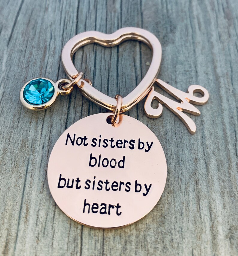 Personalized Best Friends Keychain Custom Rose Gold Not - Etsy