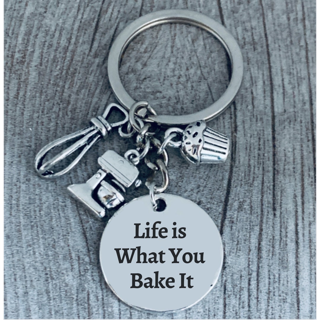 Baking Gifts, Cooking Gifts, Baking Keyring, Baking Keychain, Chef ...