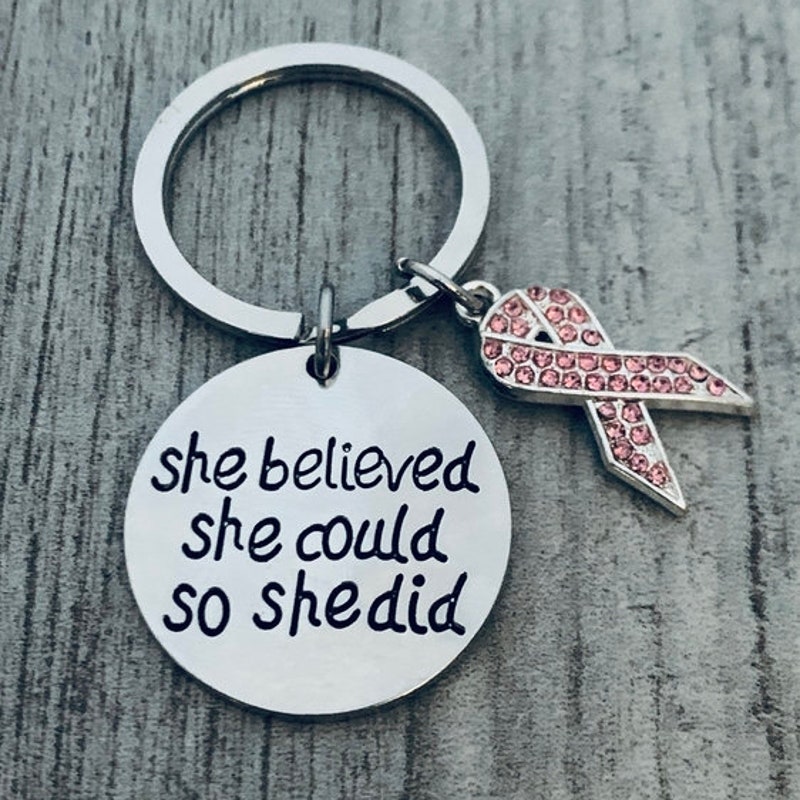 Cancer Keychain - Etsy