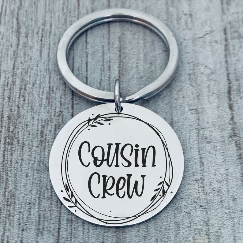 Cousin Gift Cousin Crew Keychain Cousin Jewelry Cousin - Etsy