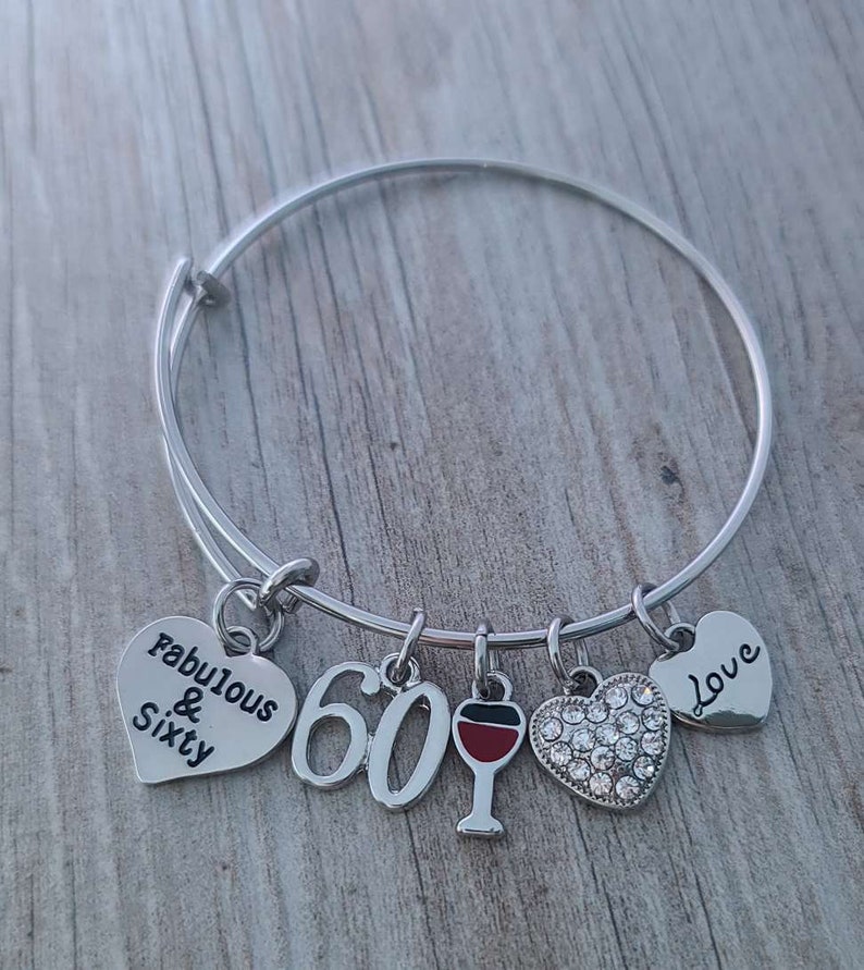 Women's 60th Birthday Bracelet Birthday Gifts for | Etsy