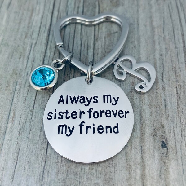 Sister Keychain - Etsy
