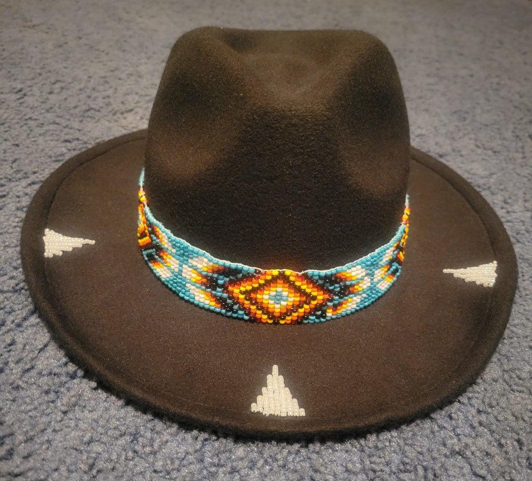Beaded Fedora Hat - Etsy