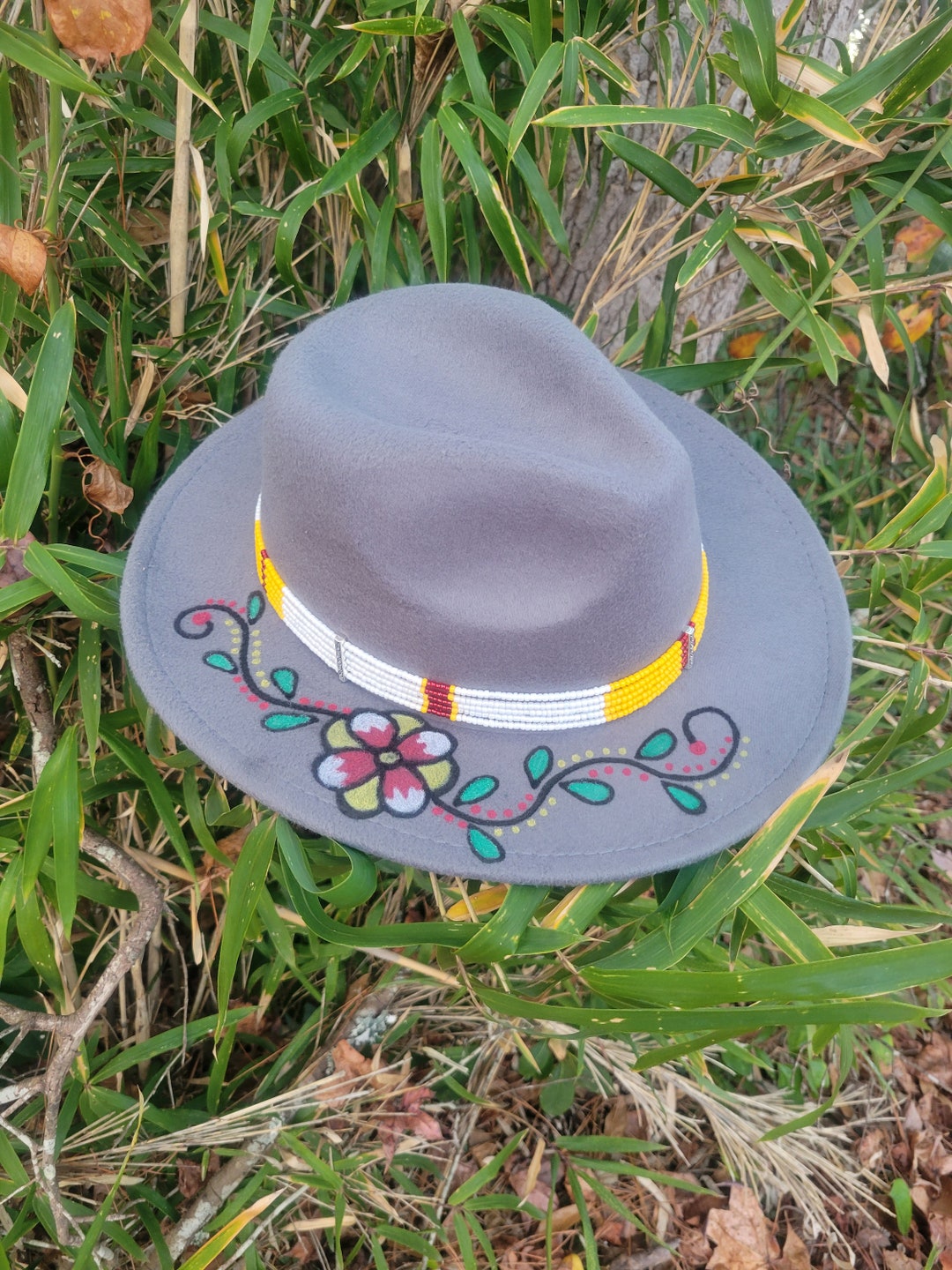 Hand Painted Fedora Hat - Etsy