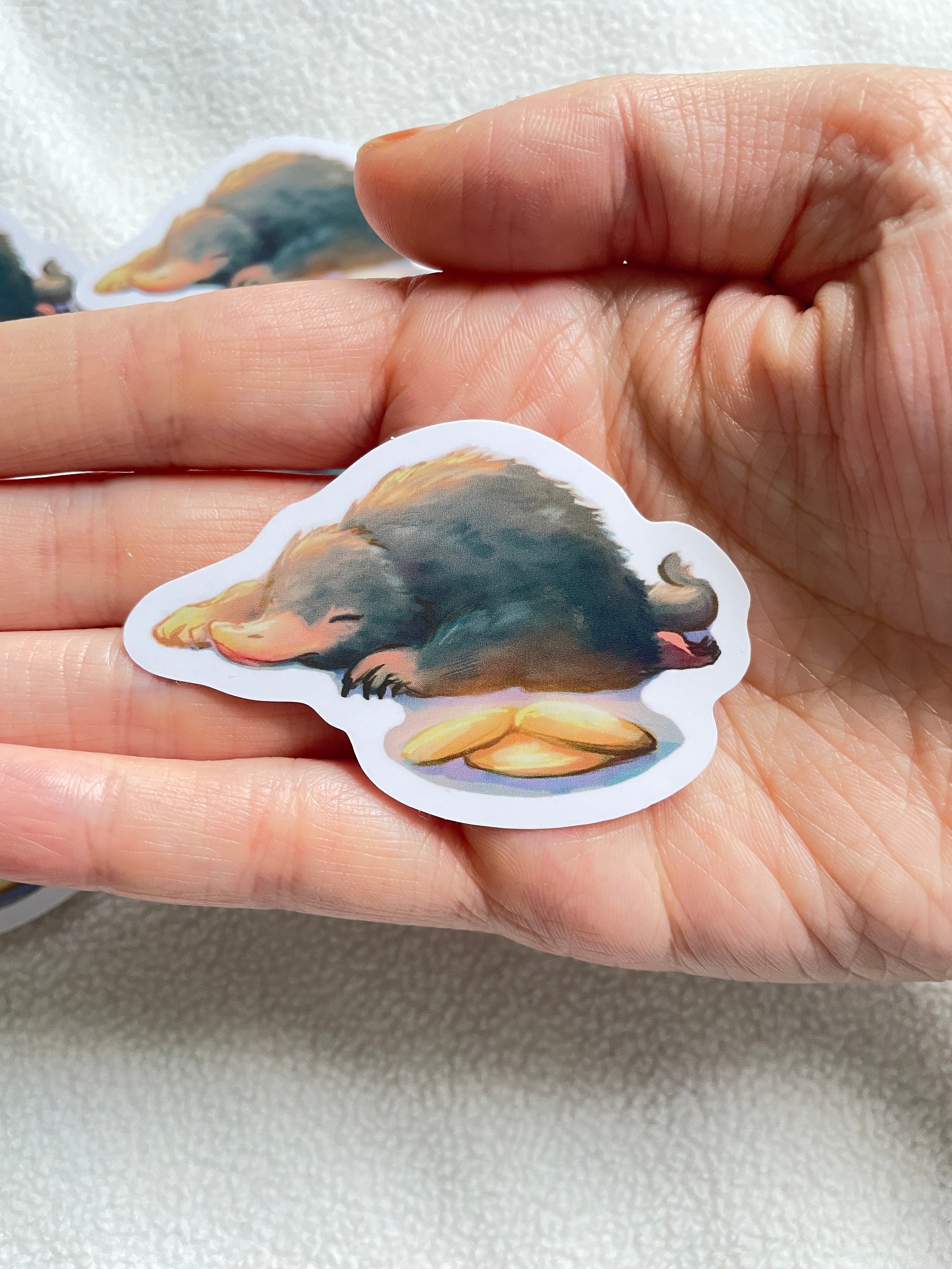 Vinyl Sticker Niffler Harry Potter Fantastische Tierwesen Merch Fanart ...