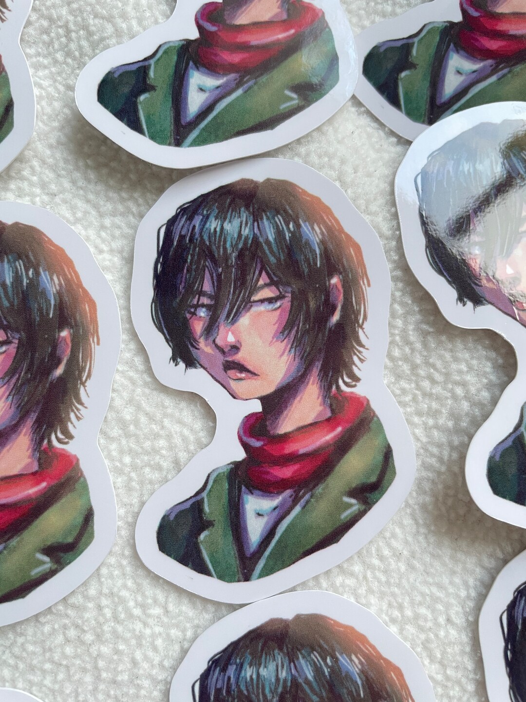 Vinyl Sticker Angriff Auf Titan Mikasa Merch Fanart Anime Sticker ...