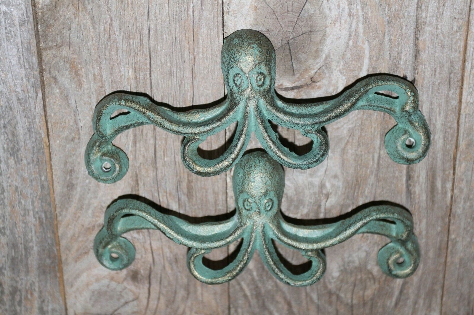 Beach Furniture Drawer Pulls Octopus Design 6 7/8 Inch Cast - Etsy
