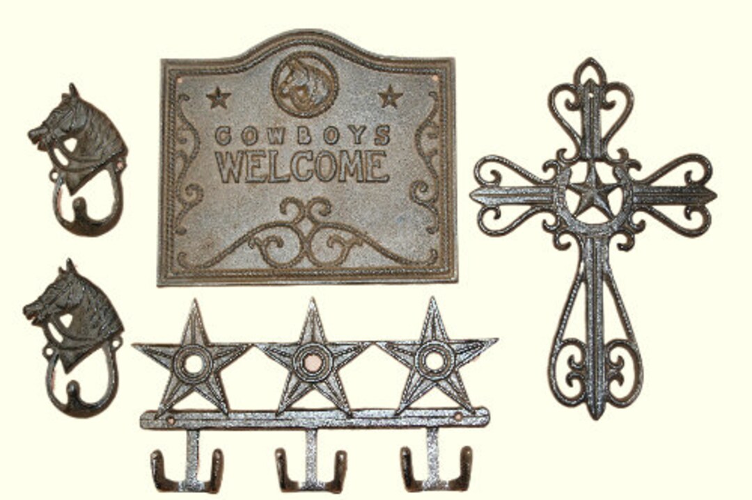 NEW SKIES COLLECTION, Home Decor Cowboy, Country Decor Wall Plaques ...