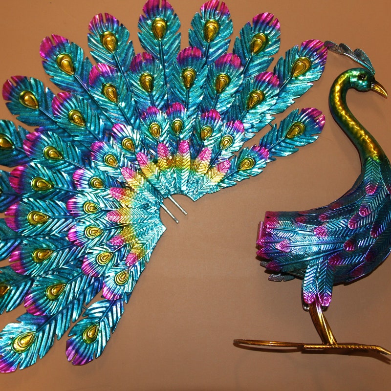 Peacock Decorations - Etsy