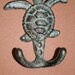 Octopus Sea Turtle Wall Hooks / Beach Bathhouse Wall Hook Bar / Cast ...
