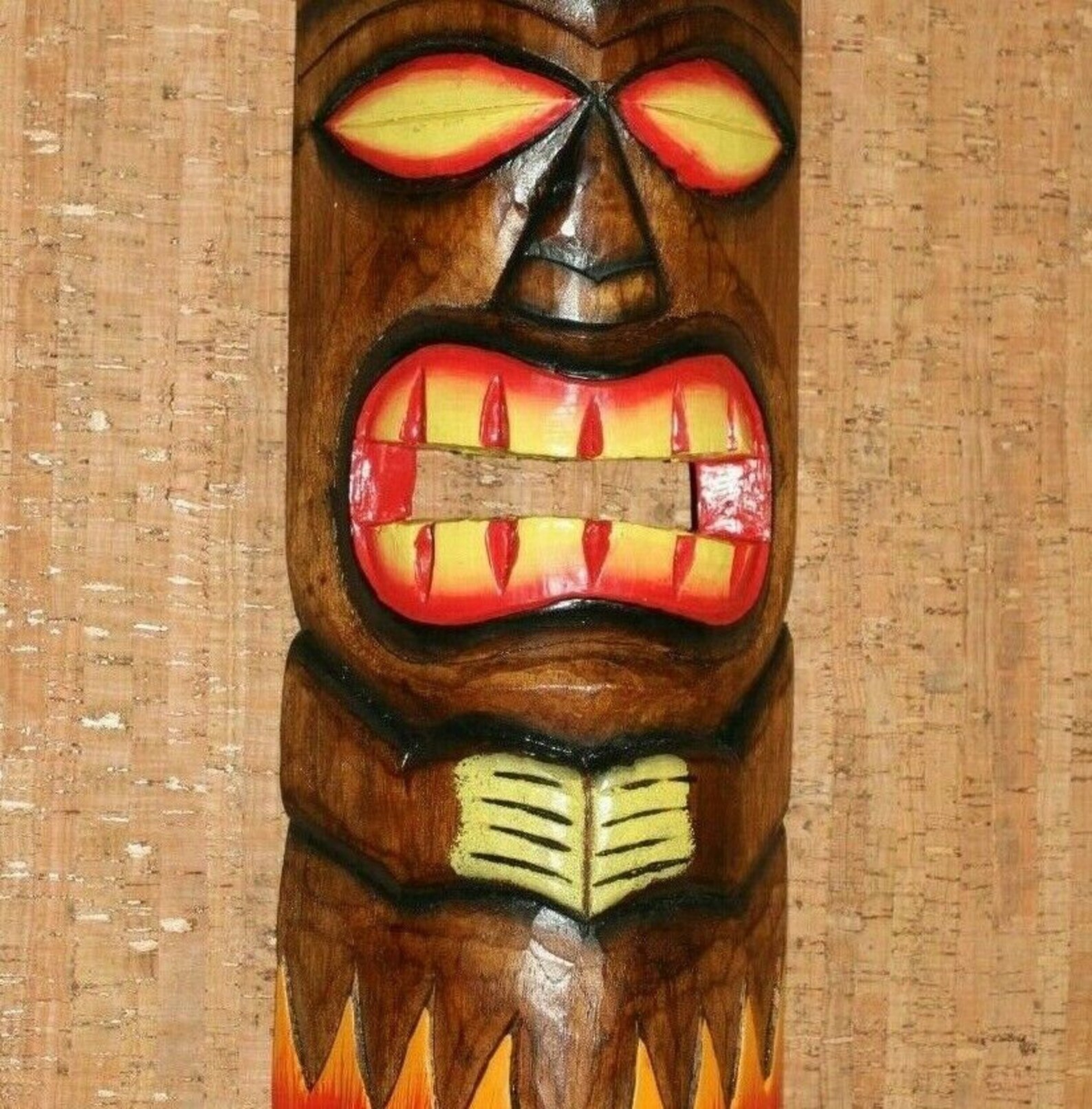 Large Tiki Mask Wall Art Fast Free Shipping | Etsy