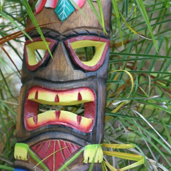 Tiki Mask - Etsy