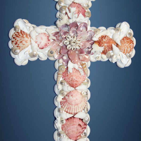 Seashell Cross - Etsy