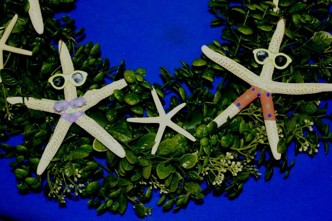 Key West Beach Starfish Christmas Ornaments Whimsical Theme | Etsy