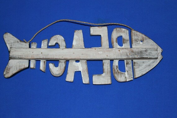 Coastal Living Beach Porch Hanging Sign Decor 15 7/8 Distressed Wood ...