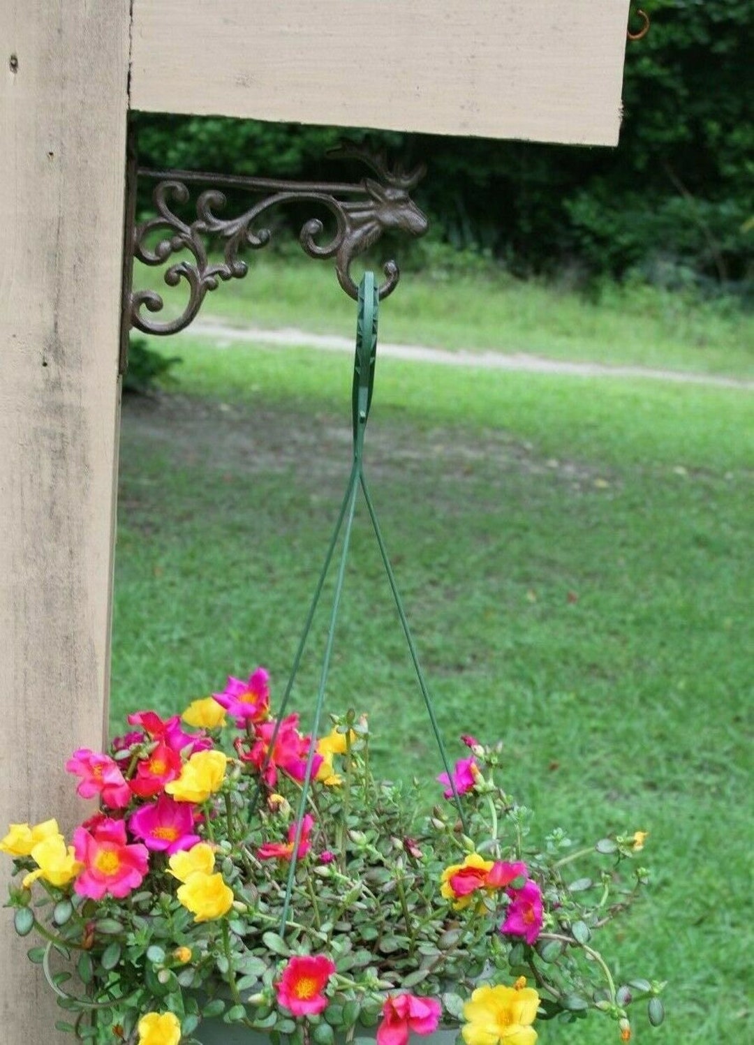 Woodlands Mailbox Post Decor Deer Accent Bracket Cast Iron B-15 - Etsy