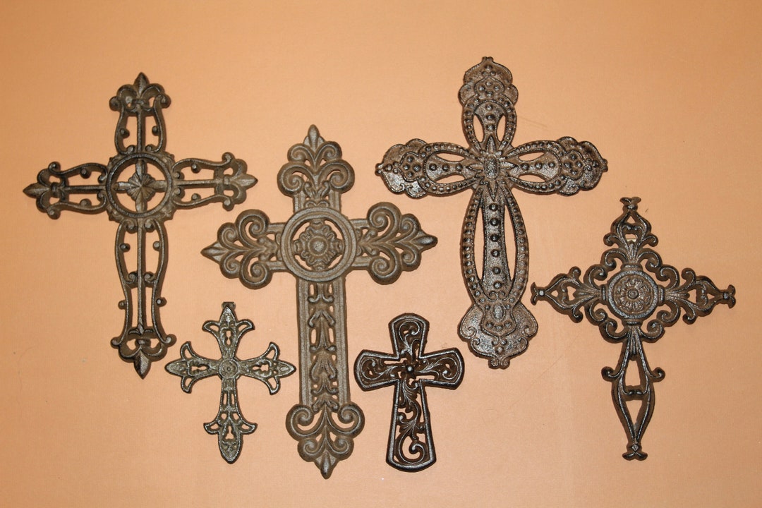 Wall Crosses Chosen Collection, Cast Iron Crosses Gift Idea , Cross ...