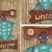 Sea Turtle Welcome Home Decor Hand Painted Wood Sign Fast Free Shipping ...