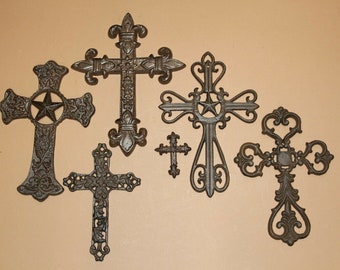 Cast Iron Wall Crosses - Etsy