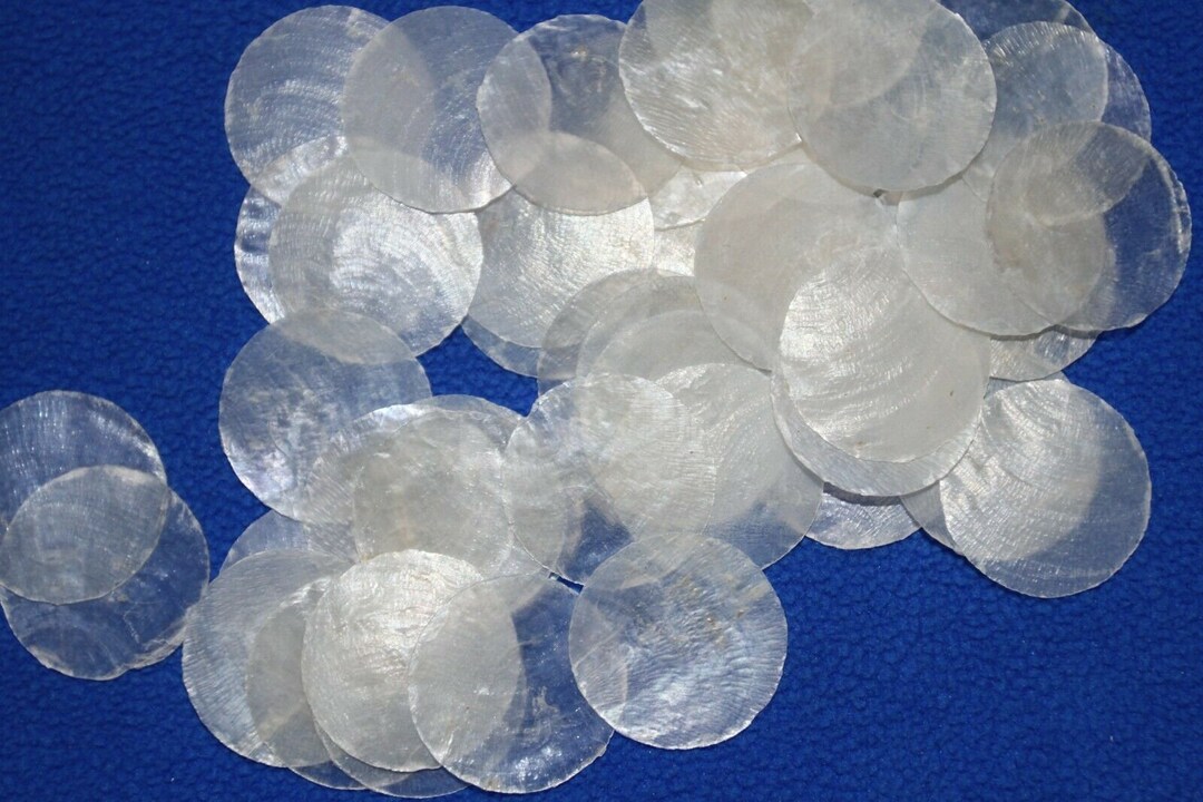 Beach Wedding Seashells Capiz Shells / 1 Inch / Quantity Priced Fast ...