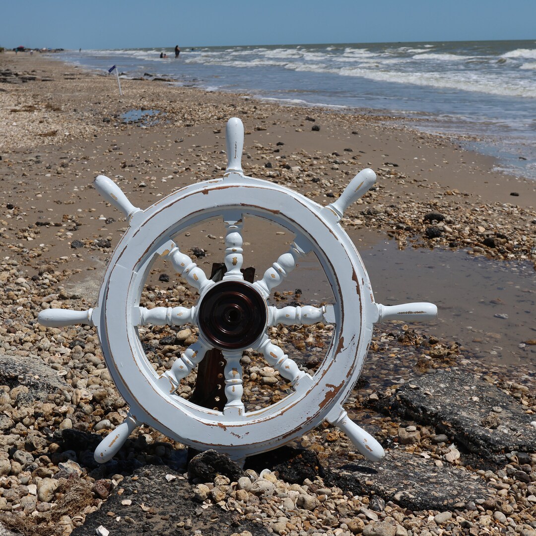 SAILBOAT HELM / Ships Streering Wheel / Fathers Day Gift / Man Cave ...