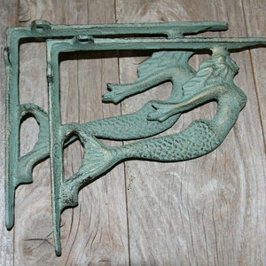 MERMAID Corbels,flying Lady Shelf Brackets,beach Decor,home Decor ...