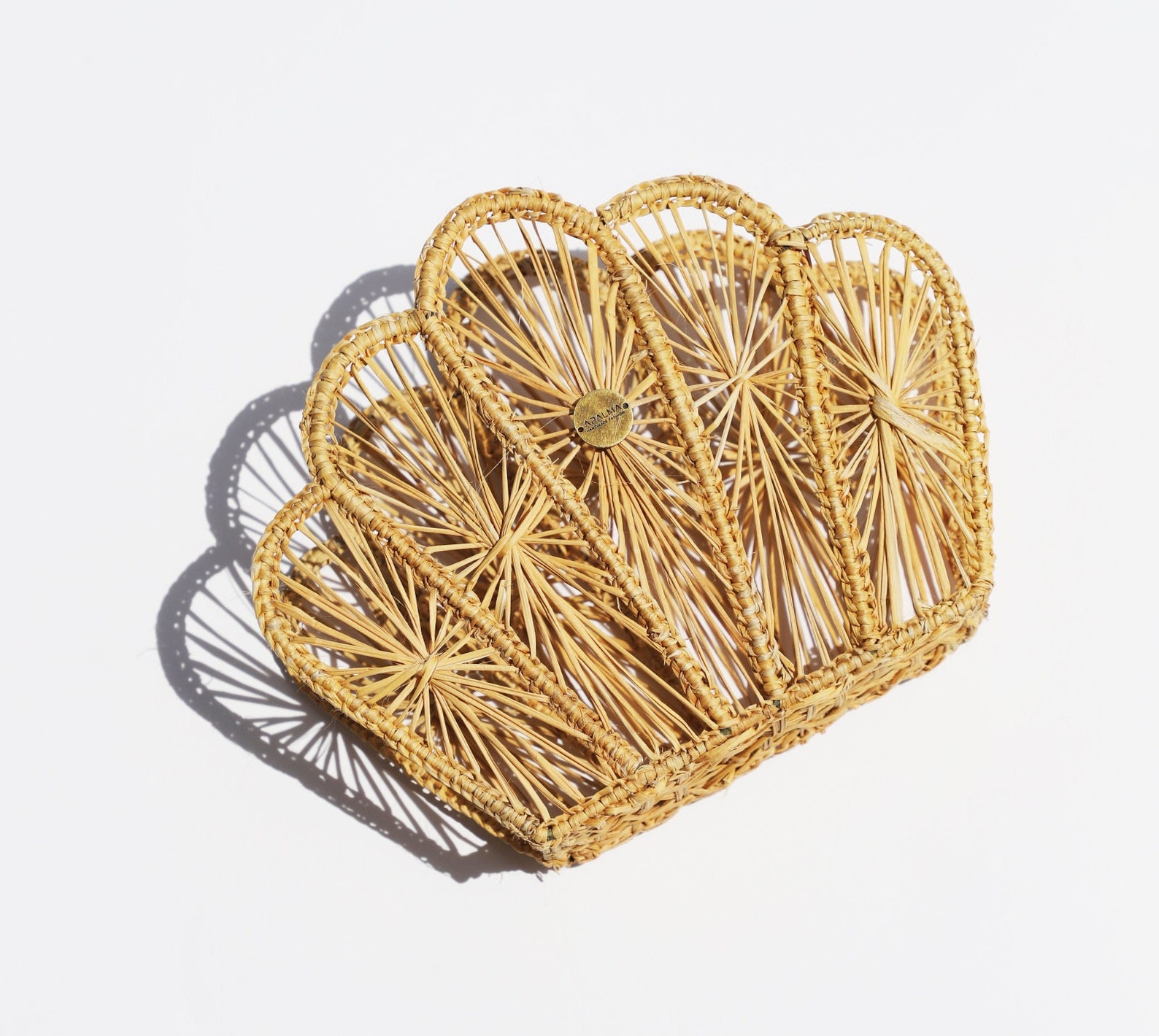 Handmade Iraca Palm - Shell Napkin Holder - Etsy