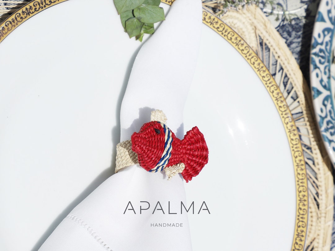 Nautical Fish Napkin Ring Sold Individually or by Set - Etsy