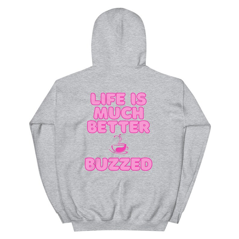 Life is Much Better Buzzed Tumblr Sweatshirt VSCO Sweater - Etsy UK