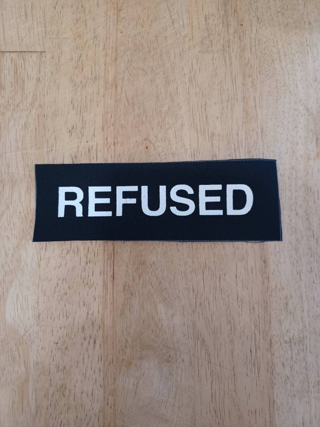 Refused DIY Punk Patch Hardcore Patch Canvas Patch - Etsy