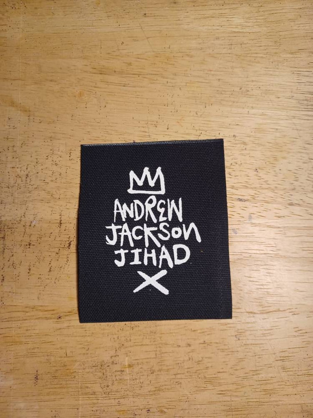 Andrew Jackson Jihad DIY Canvas Punk Patch AJJ Patch - Etsy