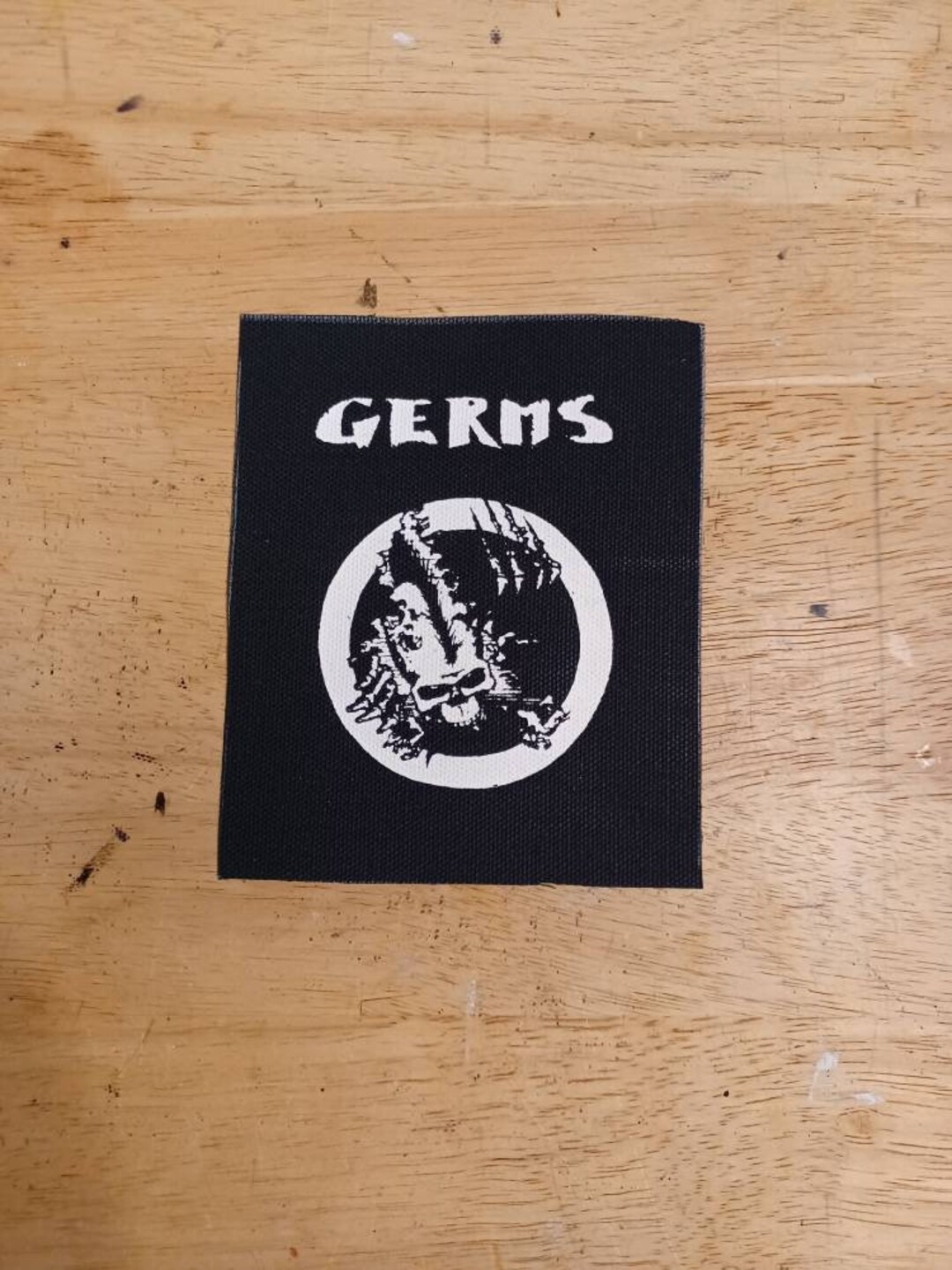 The Germs DIY Punk Patch Canvas Patch - Etsy
