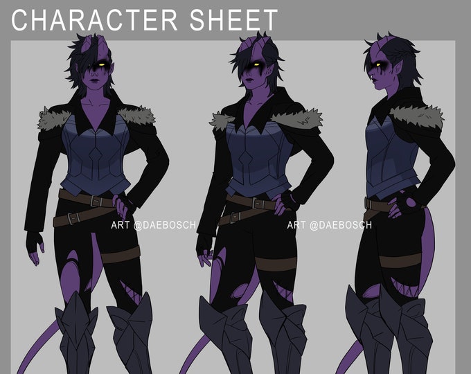 Custom Character Sheet - Etsy Canada