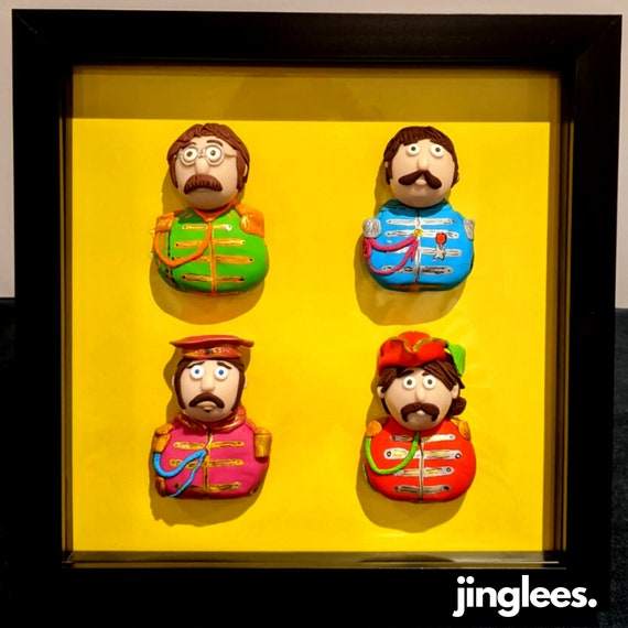 The Beatles Framed Model Artwork | Etsy