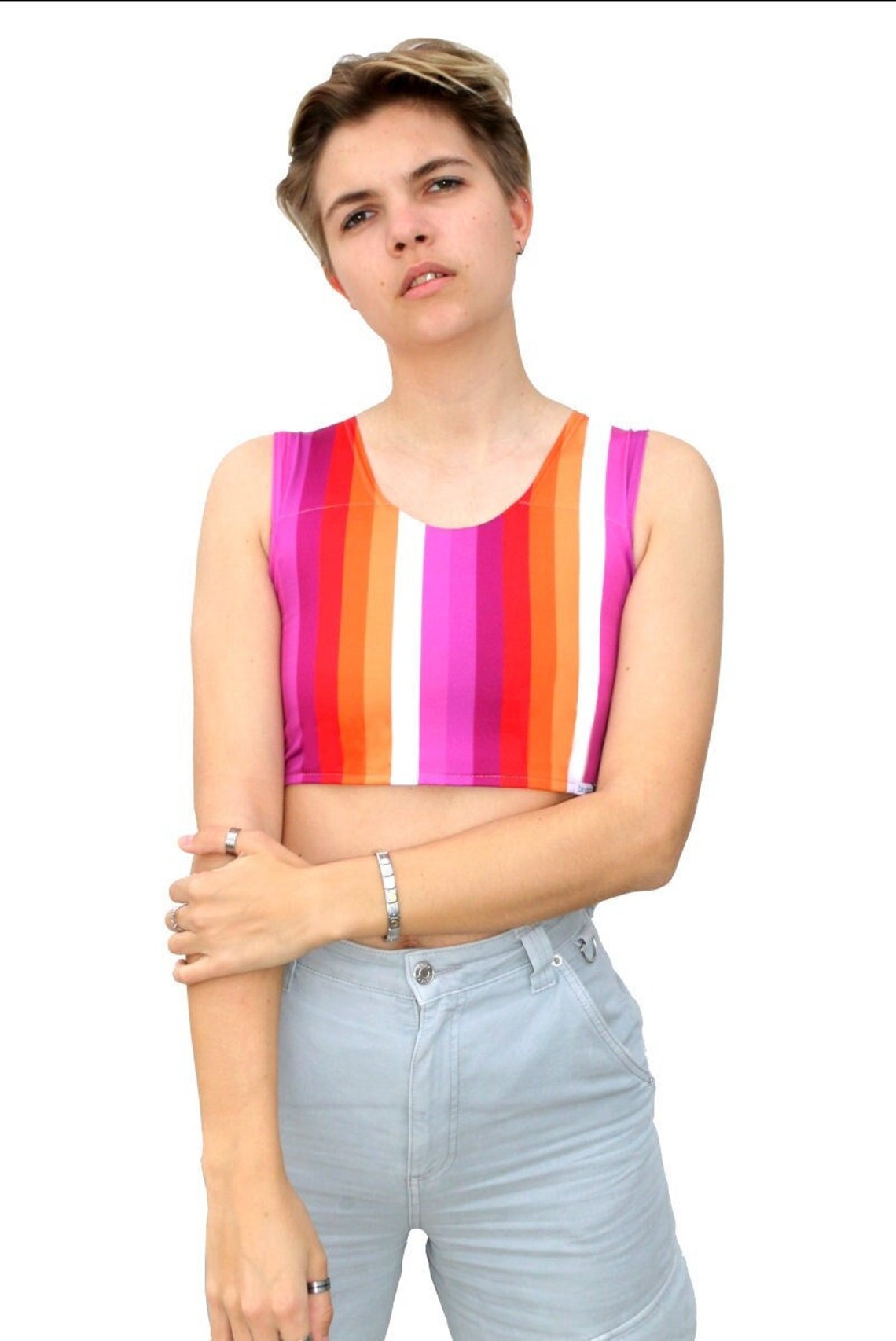 Binder Rainbow Lesbian Binder Compression Top Ftm Parade - Etsy