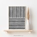 Black and White Stripes Geometric Printable Digital Download Neutral ...