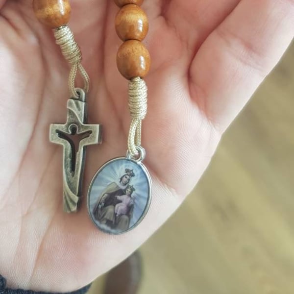 Catholic Wooden Scapular - Etsy