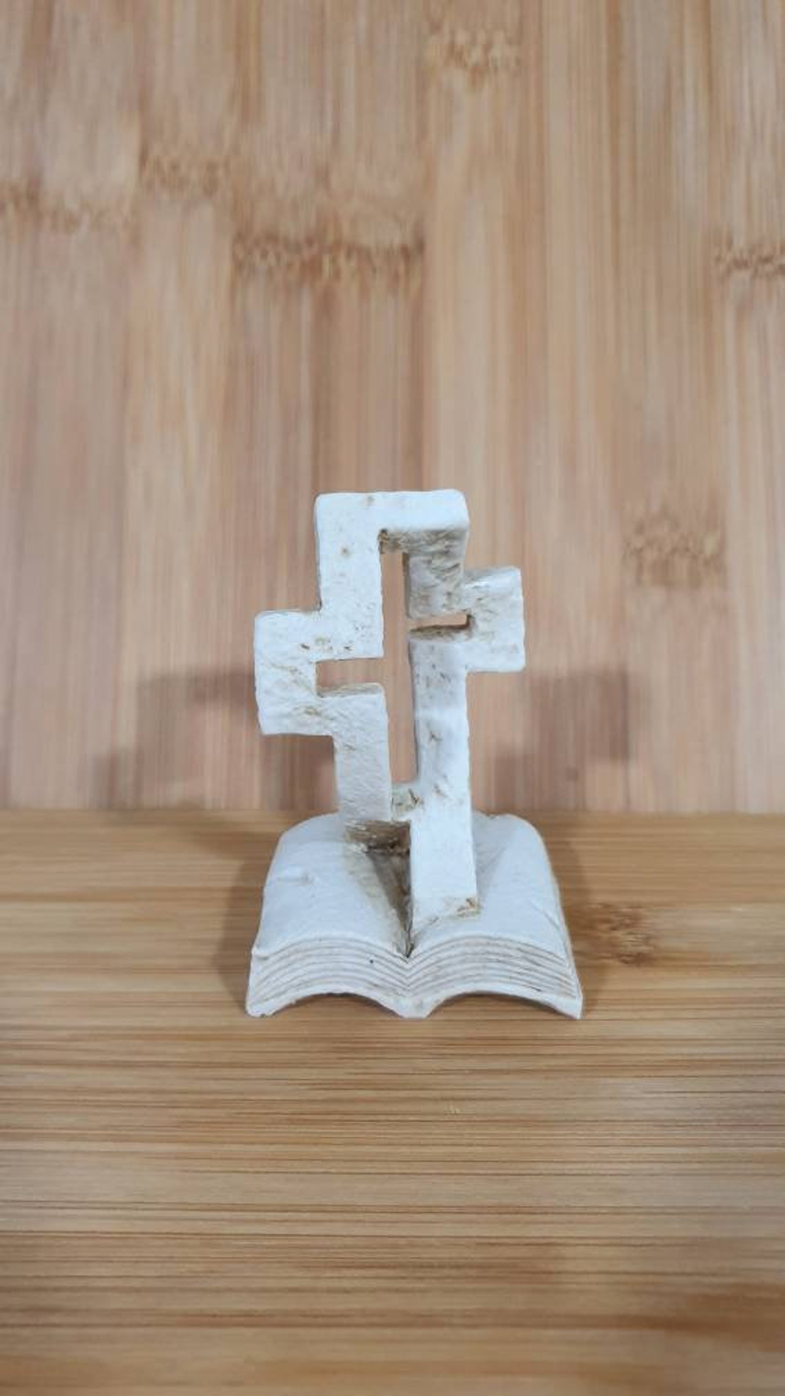 Jesus Cross Fish Statue Christian Art Figure Jesus Who Ever - Etsy