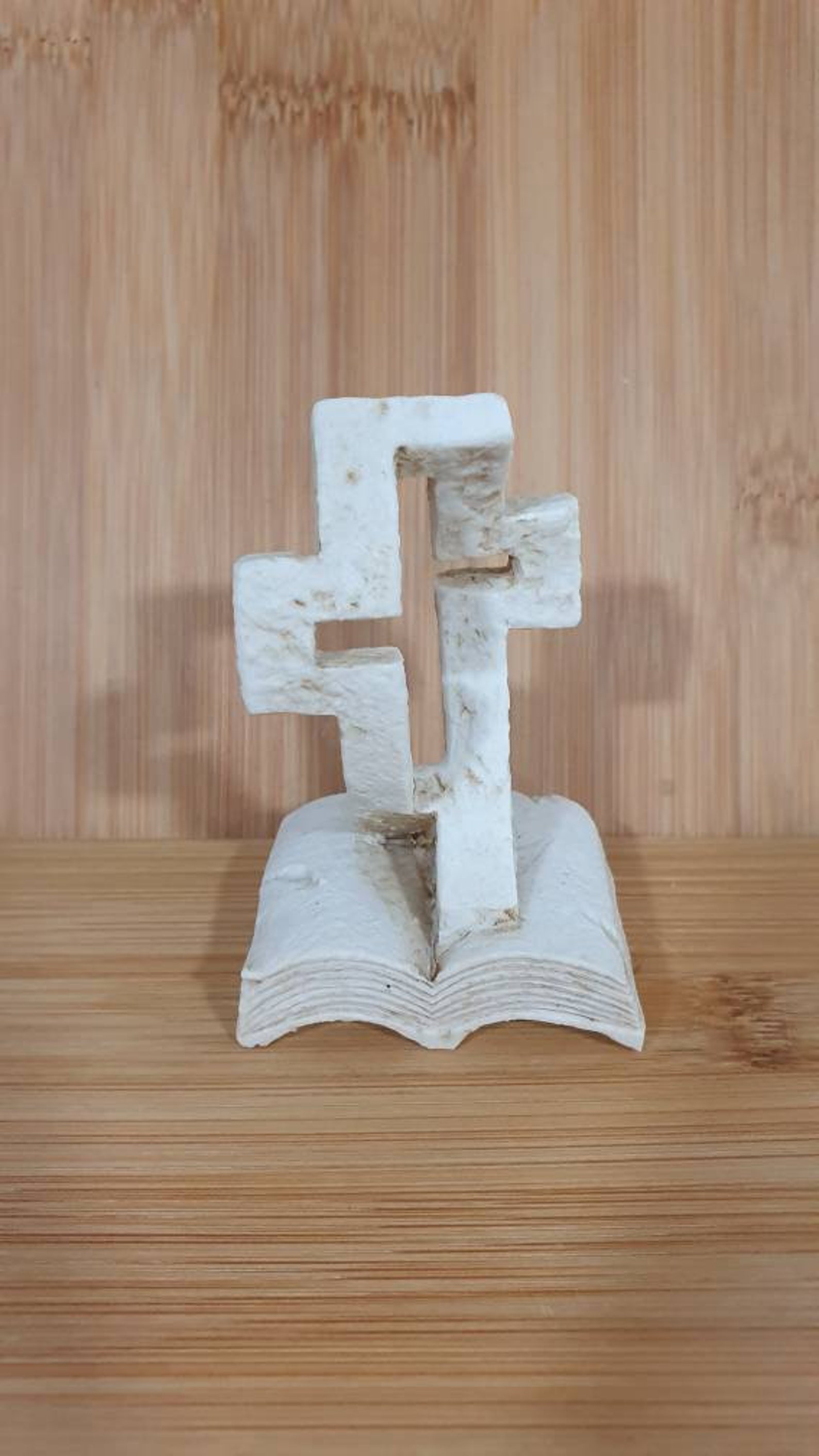 Jesus Cross Fish Statue Christian Art Figure Jesus Who Ever - Etsy