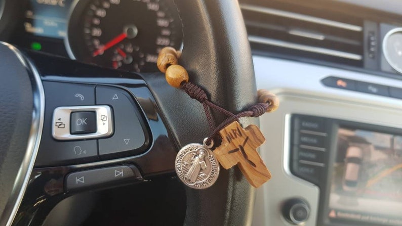 Catholic Car Rosary Auto Rosary Wooden Car Rosary Pastor | Etsy