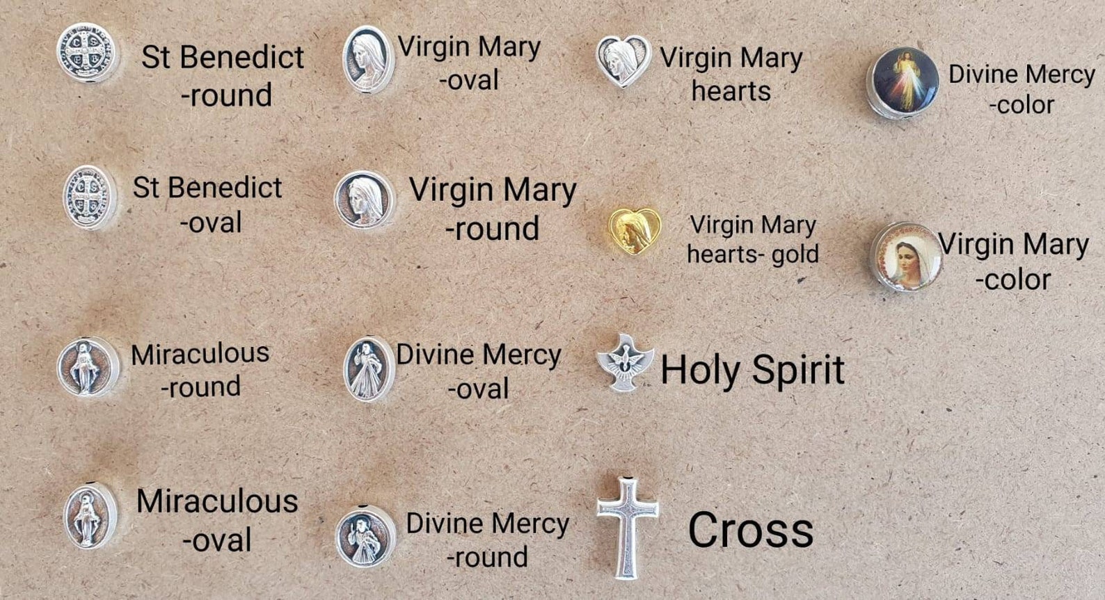 Saint Spacer Beads Wholesale Rosary Medal Beads With Saints - Etsy