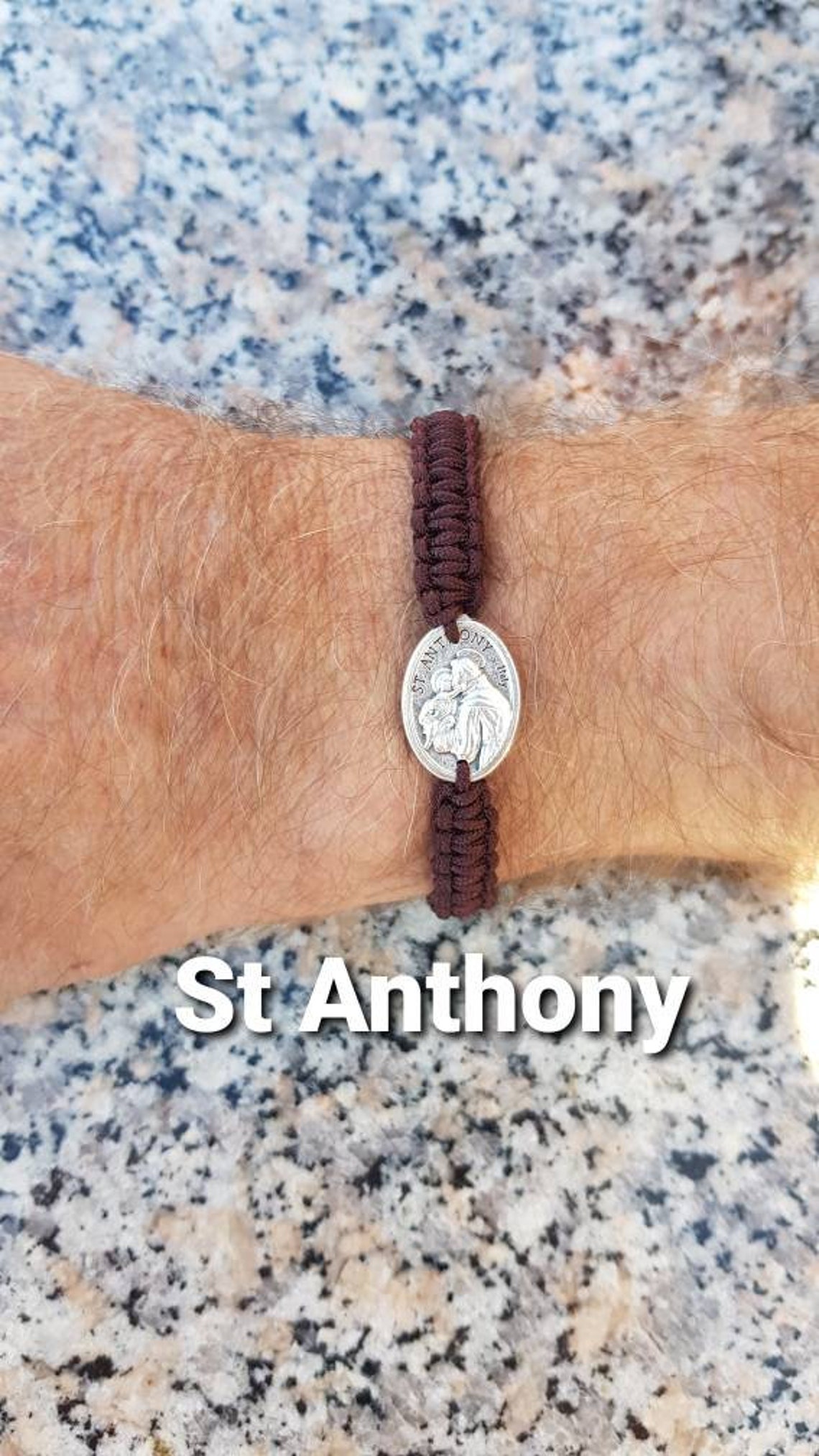 St Anthony Bracelet Saint Anthony of Padua St Anthony Medal | Etsy