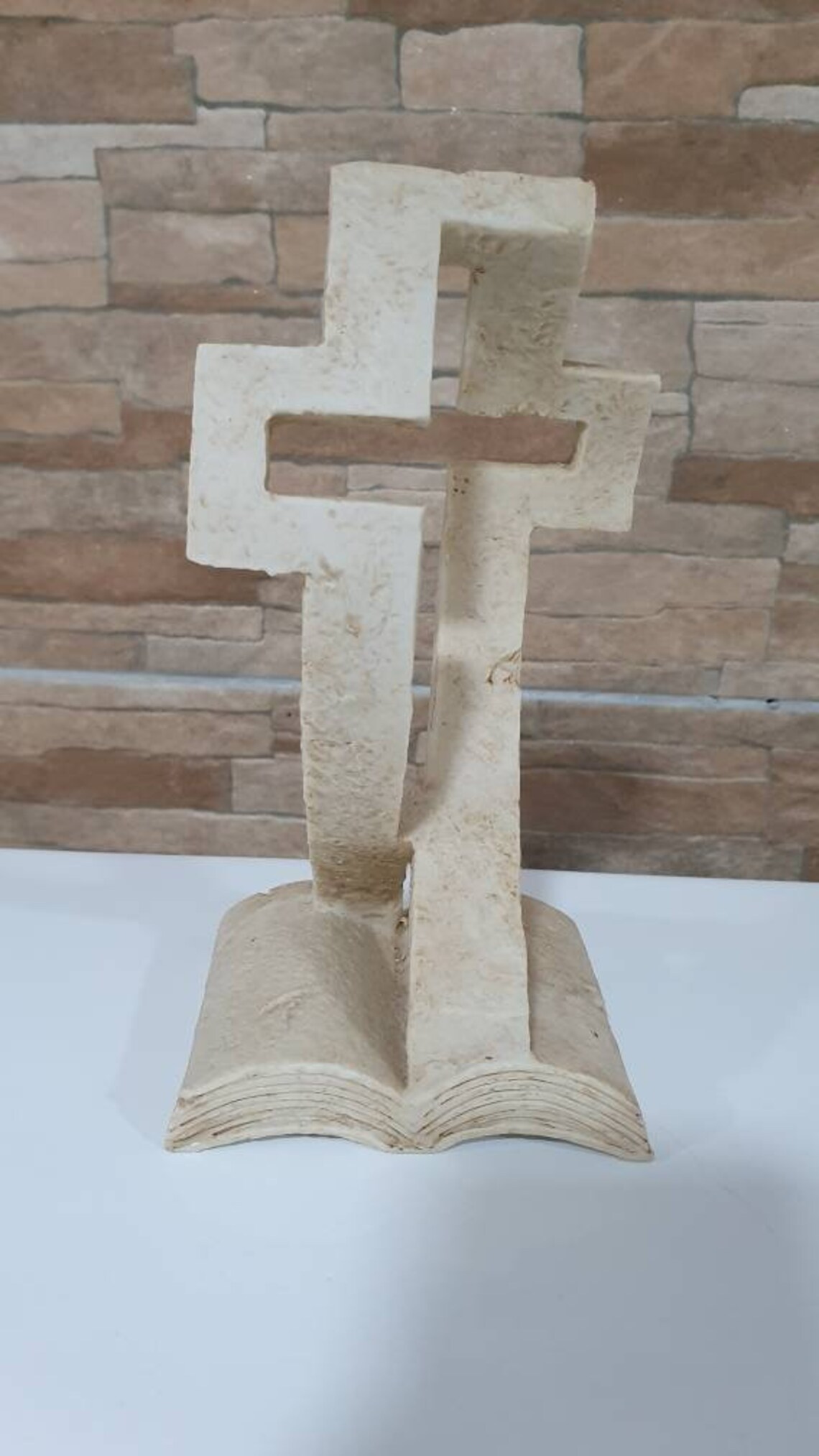 Jesus Cross Fish Statue Christian Art Figure Jesus Who Ever - Etsy UK