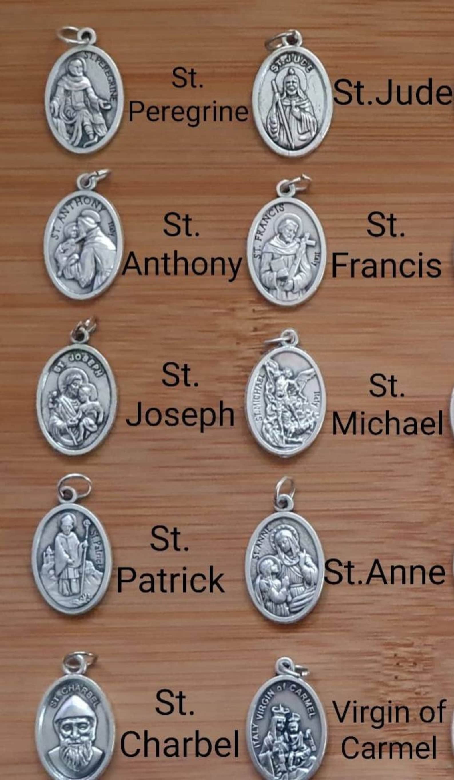 Bulk Saint Medal, Wholesale Saint Medals of 5, 10, 20, 50 or 100 Peaces ...