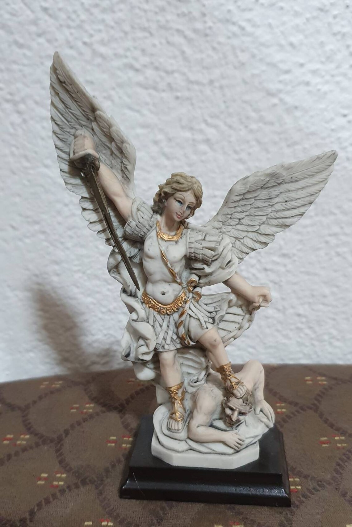 St Michael Statue 7 Archangel Figurine Christian - Etsy
