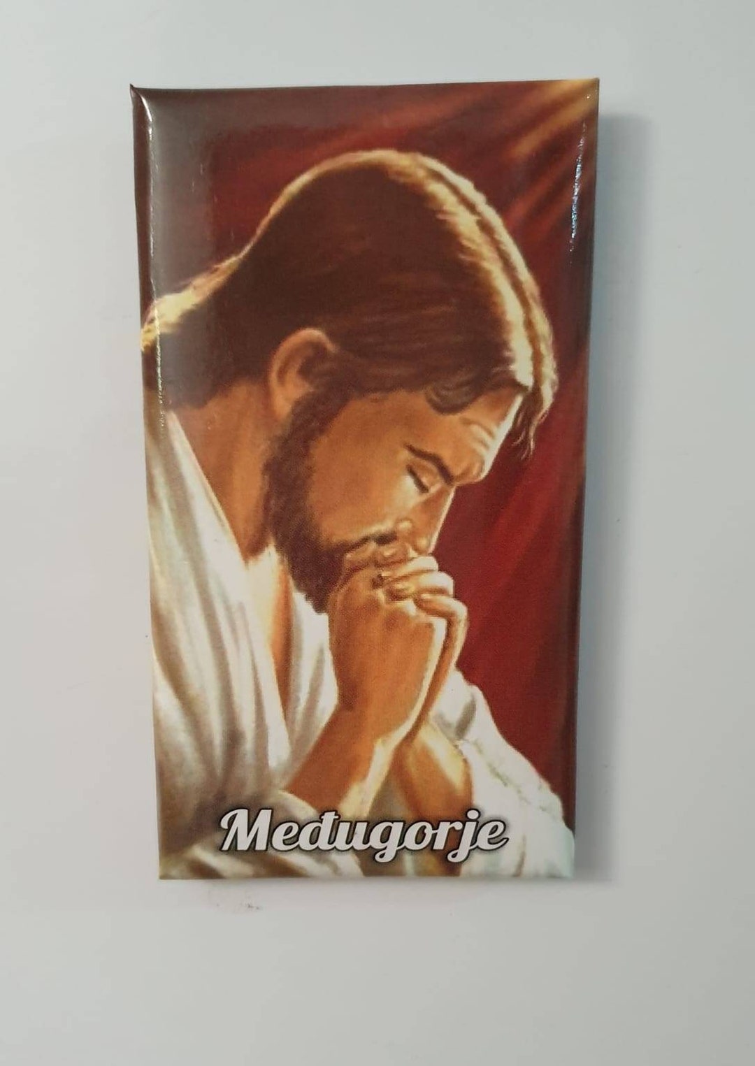Chatolic Magnet, Magnet Jesus in Prayer, Religious Magnet Gift ...